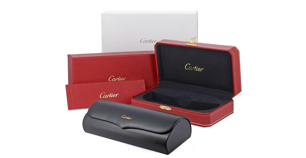 Cartier CT0605S 001 Solid 18k Gold Sunglasses - US