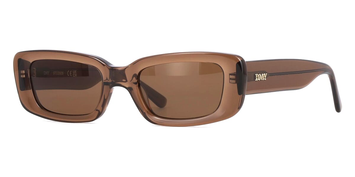 DMY Studios Preston DMYSUN02TBR Transparent Brown Sunglasses - US