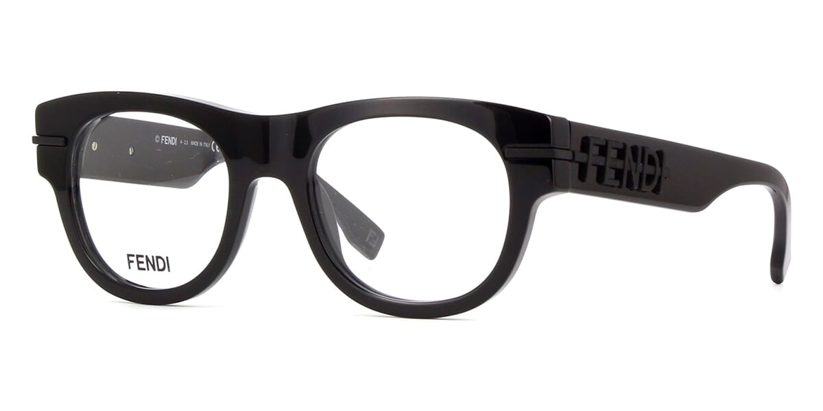 Fendi Lettering FE50078I 001 Glasses - US