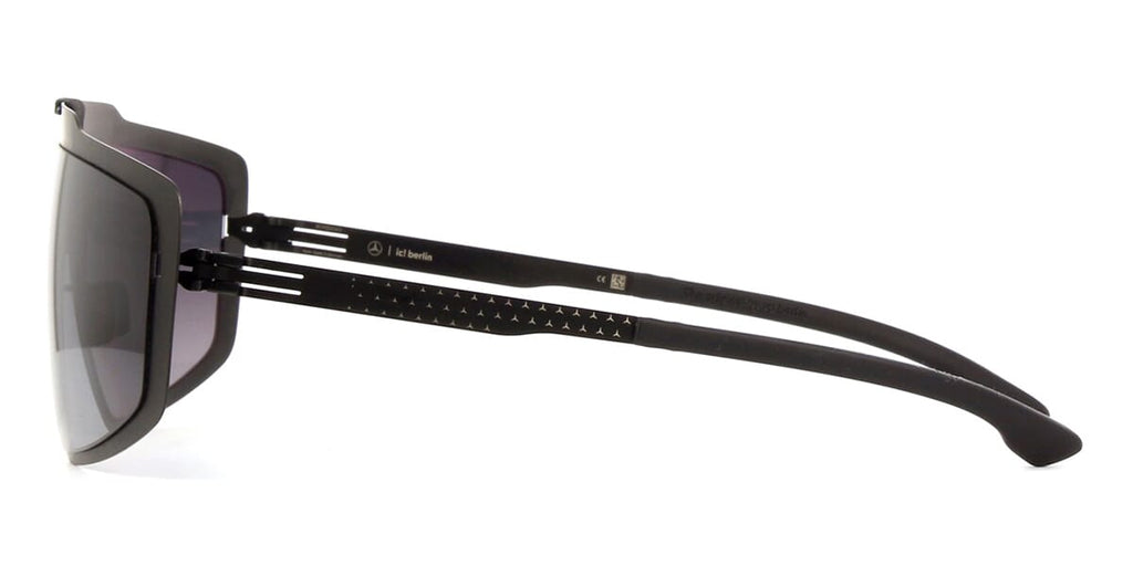 ic! berlin X Mercedes Benz MB Shield 03 Black Sunglasses - US