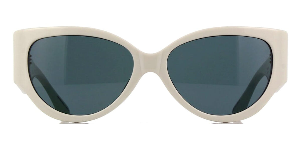 Linda Farrow Connie LFL1425 C3 White Cat-Eye Sunglasses - US